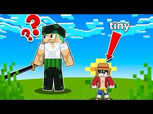 Hide and Seek with Mini Devil Fruit in One Piece Minecraft