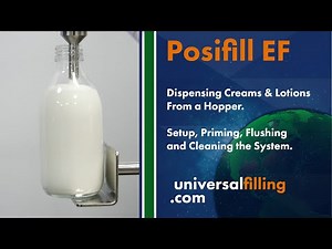 How to use the Posifill EF semi automatic liquid filling machine | Universal Filling Machine Company