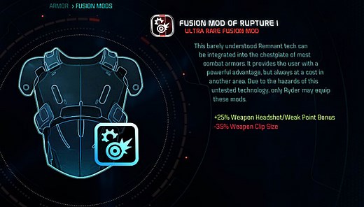 Mass Effect Andromeda Guide: Fusion Mod Info and Locations
