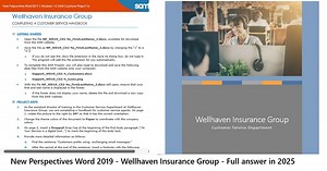 New Perspectives Word 2019 | Modules 1-4: SAM Capstone Project 1a | Wellhaven Insurance Group