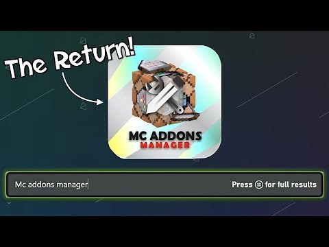 BREAKING MC Addons Manager Returning To Xbox Store! Developers Confirm Apps Return!
