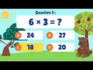 Multiplication Table Quiz Game: Learn & Play with the 6 Times Table! 🚀