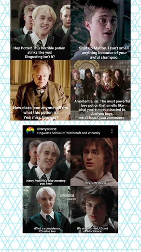 Amortentia Never Lies 😏 | Draco & Harry Potion Meme That Hits Different #shorts #meme #harrypotter