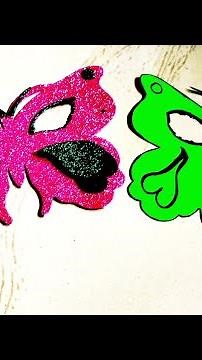 Butterfly mask , make simple and easy butterfly mask
