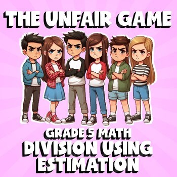 Division Using Estimation THE UNFAIR GAME - No Prep Grade 5 Math Review