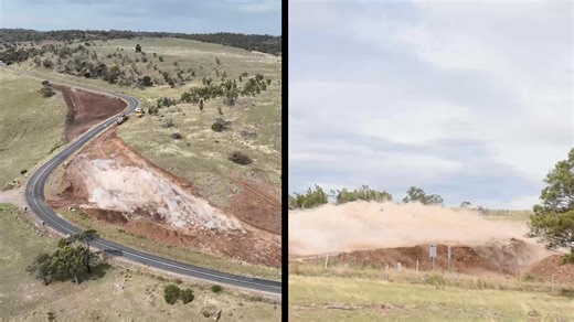 Our second set of blasting on the Tasman Highway near Glen Gala Road, Cranbrook, is tomorrow (Thursday, 27 March 2025) 👇 Last week's blasting went well, and you can see it in the video below. ⚠️The blast will take place between 1:00 pm and 1:30 pm on Thursday, 27 March 2025. ⚠️Traffic will be closed in both directions and there will be delays of up to 15 minutes during the blasts to keep everyone safe. If you're travelling between Cranbrook and Apslawn during blasting times on these days, pleas