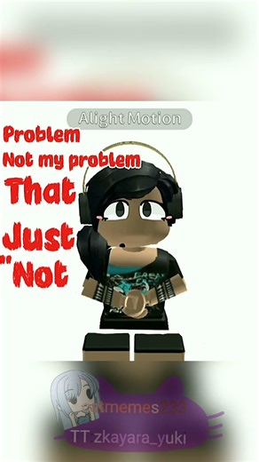 not my problem 🙂 ||bring back ta trend! || #catmemes554 #roblox #animationart #dandysworld #art