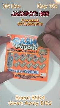 $55 Jackpots Hit Scratch It Forward #lottery #scratch #jackpot