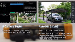 Henkion OTDR Optical Fiber Tester 1310/1550nm 28/26dB Range 150km Optic Fiber Test IPC Tester TVI/CVI/AHD/CVBS Cable Test Network Tools Connectors FC/UPC,SC,ST,LC OPM OLS LS Event Map