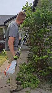 Front Yard Spring Cleanup 🌿 #lawncare | Fill's Lawn Care