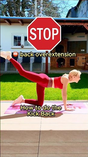 How to do the Kick Back