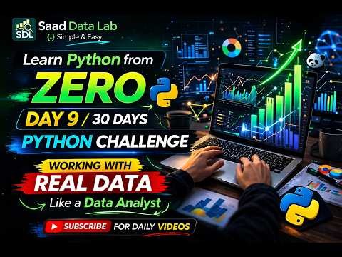 Day 9 – Python Challenge | Real Data Analysis with Python (Beginner Friendly)