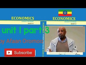 Economics grade 12 new curriculum unit 1 part 3 about MACROECONOMI ECONOMIC CHALLENGE by Afaan Oromo