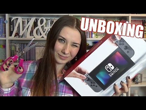✄ UNBOXING - Nintendo SWITCH + Pierwsze uruchomienie :D
