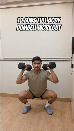 10 Mins Full Body Workout | Slovic Dumbells 🏋️