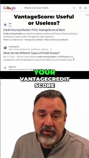 VantageScore vs. Credit Score: The Crucial Difference Explained #shorts