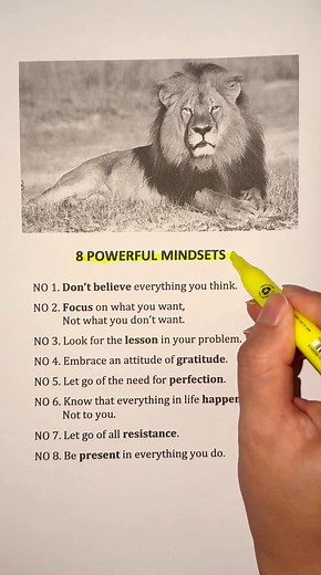 8 POWERFUL MINDSETS #success #successmindset #mindset | Dream To Success