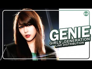 Girls’ Generation (少女時代) – GENIE (Japanese Version) | Line Distribution (All Vocals)