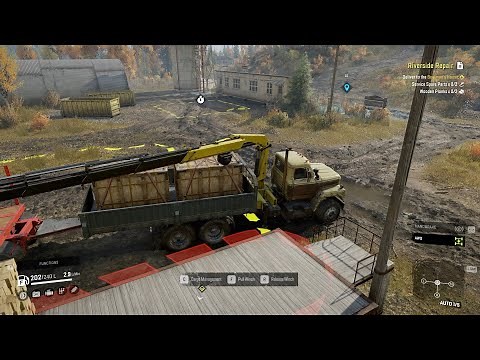 SnowRunner #036 🚧 Grabbing Service Spare Parts (Riverside Repair) (No Commentary)