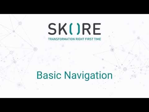 Basic navigation of Skore