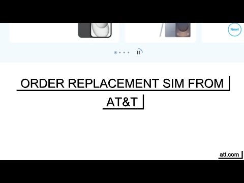 How To Order Replacement SIM From AT&T 2025 (SIM ORDER)