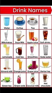 Drinks names/Learning English with EFA
