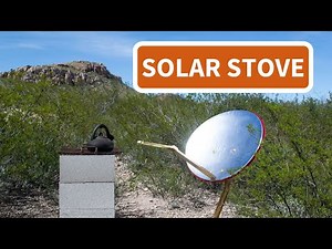 Cooking Food with Pure Sunlight (DIY Parabolic Solar Stove)
