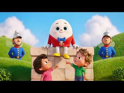 Humpty Dumpty Sat on a Wall Nursery Rhymes360p
