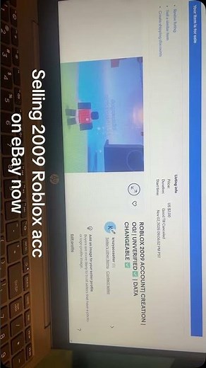 Selling a 2009 Roblox account for $2.00 #roblox #foryou #youtubeshorts #youtube #fyp