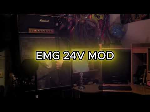 24V MOD (EMG) With JTM45/100 Amp (LOUD Watch Your Ears) Room Sound
