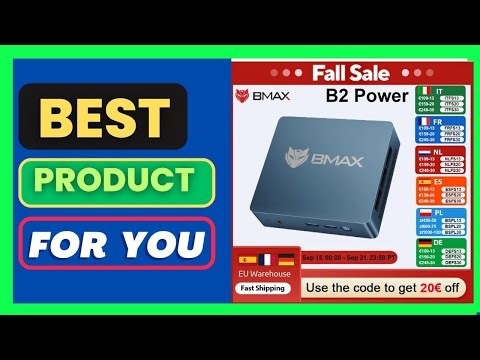 BMAX B2 Power Mini PC Windows 11 Intel 5205U CPU 8GB(Support