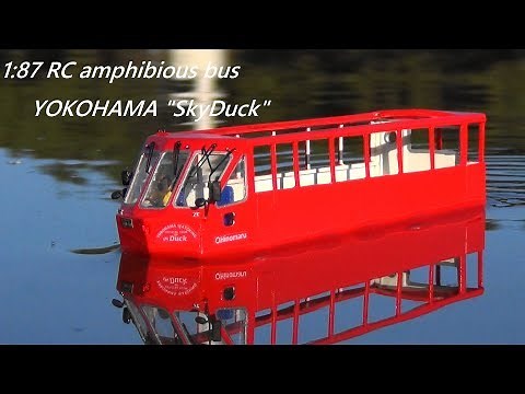 1/87 RC amphibious bus "Yokohama Sky Duck” Production Process Part４