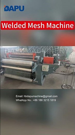 Welded Mesh Machine, Roll Mesh Welding Machine | DAPU Machinery
