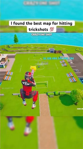 I think I found the best Trickshot Map in Fortnite 😳 #fortnite #fortniteclips #fortnitemap
