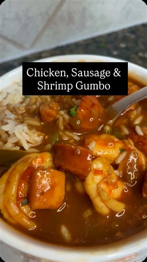 BrassCuisineSpicesLLC ®️ on Instagram: "Here’s how to prepare a simple Gumbo using my Pre Packaged Gumbo Roux. Of course you can make your roux from scratch but not everyone know how or simple may be looking for an easier alternative. Feel free to omit where you see fit! I used 1 package of Gumbo Roux for my 4.8 quart size pot. You’ll need more than 1 bag depending on pot size. Products used from my collection were 👇🏾 Gumbo Roux Mix Chicken Seasoning Salt Free Creole Shrimp Bouillon is also av