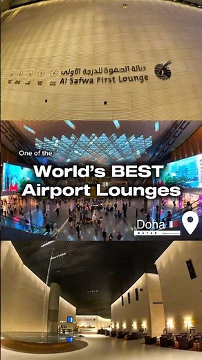 A Quick Look inside Qatar Airways Al Safwa First Lounge - one of the world’s best airport lounges