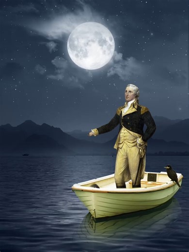 Washington crossing the Delaware River to win the Battle of Trenton ##historymemes #georgewashington #americanrevolutionarywar #historymemesforedgyteens #historymeme