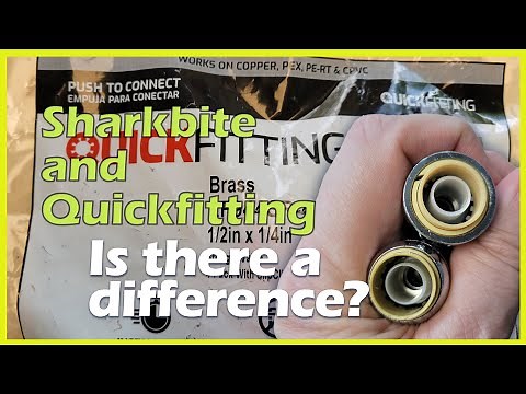 Quickfitting the new Push to Connect for pex and copper