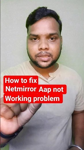 Net mirror app not working || How to fix in 2025