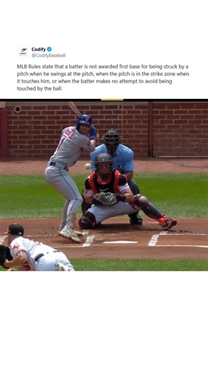 21K views · 46 reactions | Did you know these hidden hit-by-pitch MLB rules? 樂⚾️ #baseball #MLB #virals #reels | MLB Throwbacks | Facebook