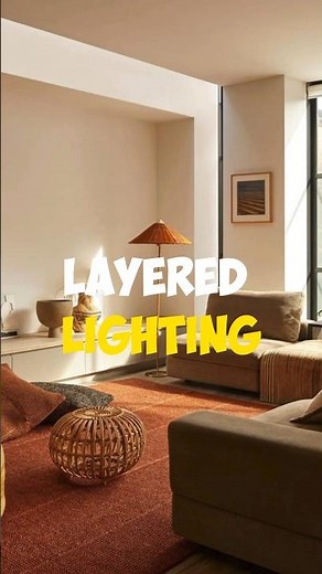 Layered lighting #interiordesign