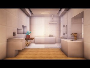 Minecraft: How to Build a Modern Bathroom