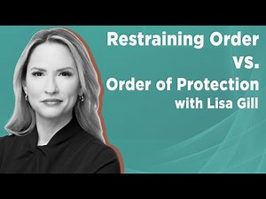 Order of Protection vs Restraining Order