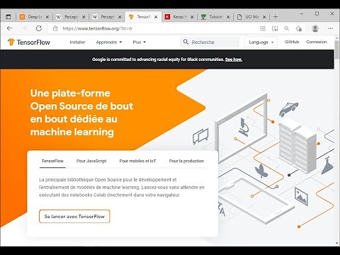 Deep learning - Perceptron avec TensorFlow / Keras sous Python