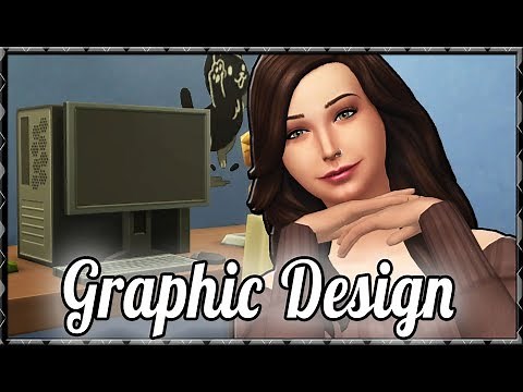 🖥 Graphic Design Career Mod! | The Sims 4 (by midnitetech)