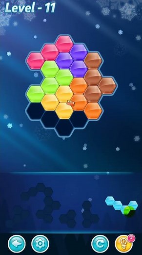 BLOCK! Hexa Puzzle! Skilled Level 11 (Rotate) - Lösung Solution Walkthrough