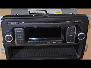 Free VW RCD210 Panasonic decoding tool, decoder, code reader