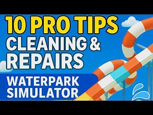 Stop the Chaos! 10 Pro Tips for Cleaning & Repairs in Waterpark Simulator 💥💦