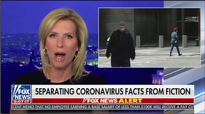 Laura Ingraham claims that urging people to wear masks is a media plot to keep the public in a state of fear