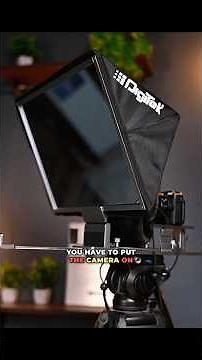 Pro Teleprompter Solution: Effortless Filming with DSLR & Mobile 📱🎥